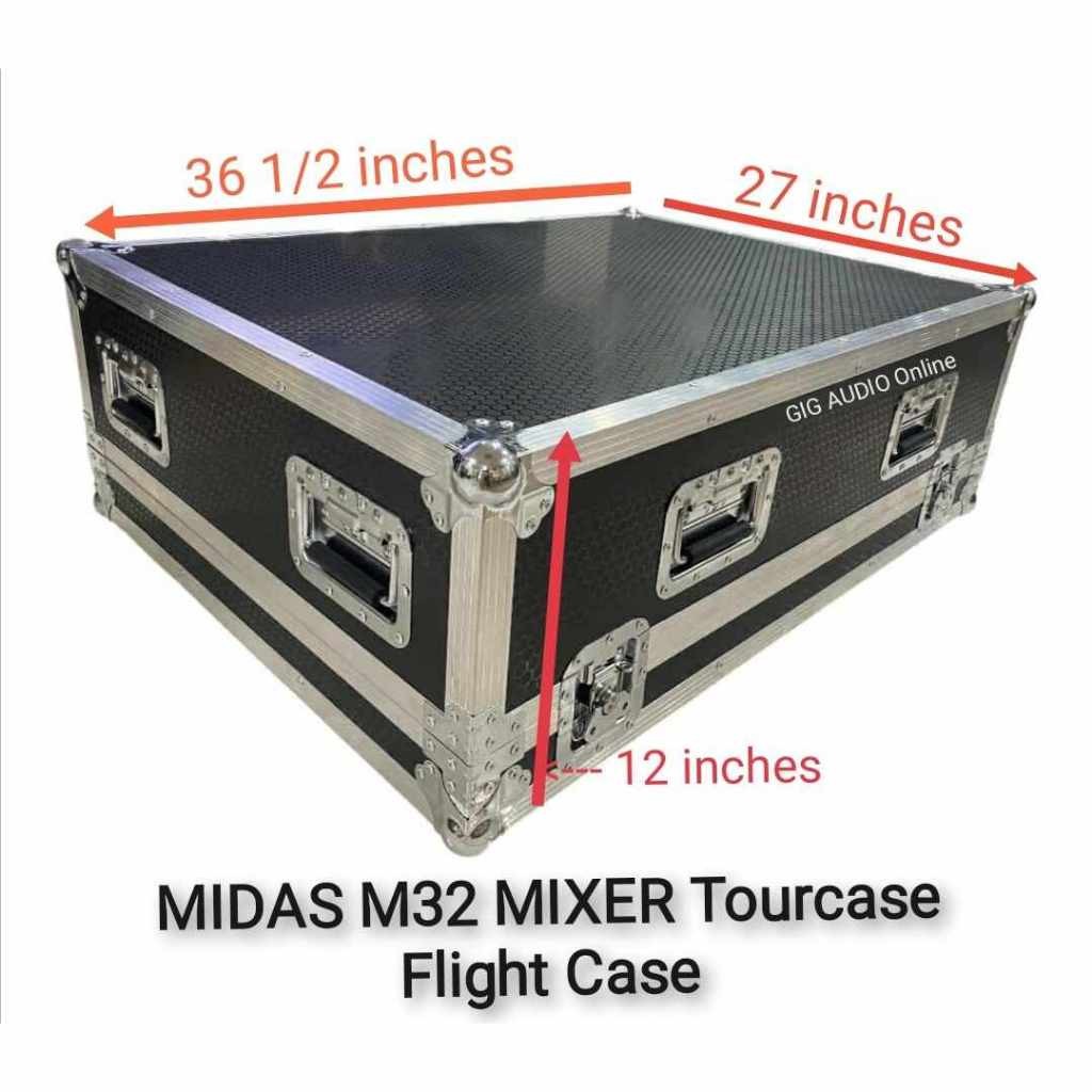MIDAS M32 Mixer Tourcase Flight Case Live Console Rainproof Laminated ...