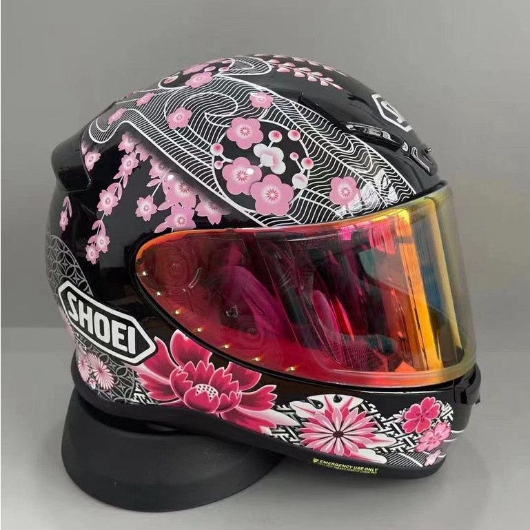 [2025NEW]SHOEI Z7 Black sakura Motorcycle Full Face Helmet with BOX ...