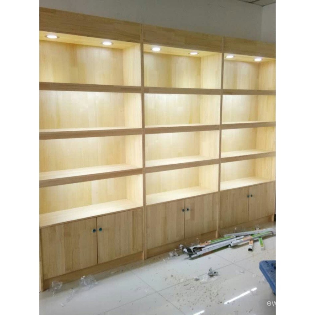 Custom Solid Wood Tobacco and Alcohol Display Cabinet Tea Display ...