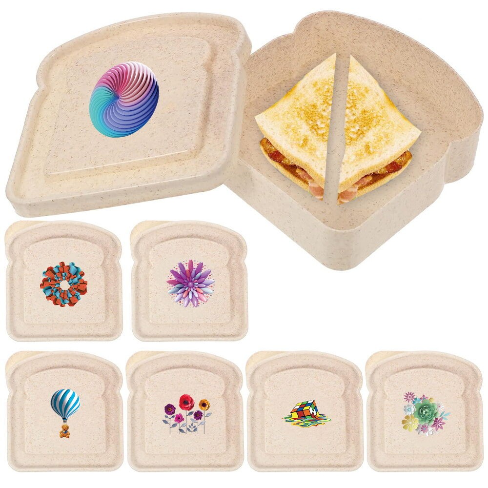 Sandwich Box Lunch Mold Baked Non-Stick Hooded Fresh Container Toast ...