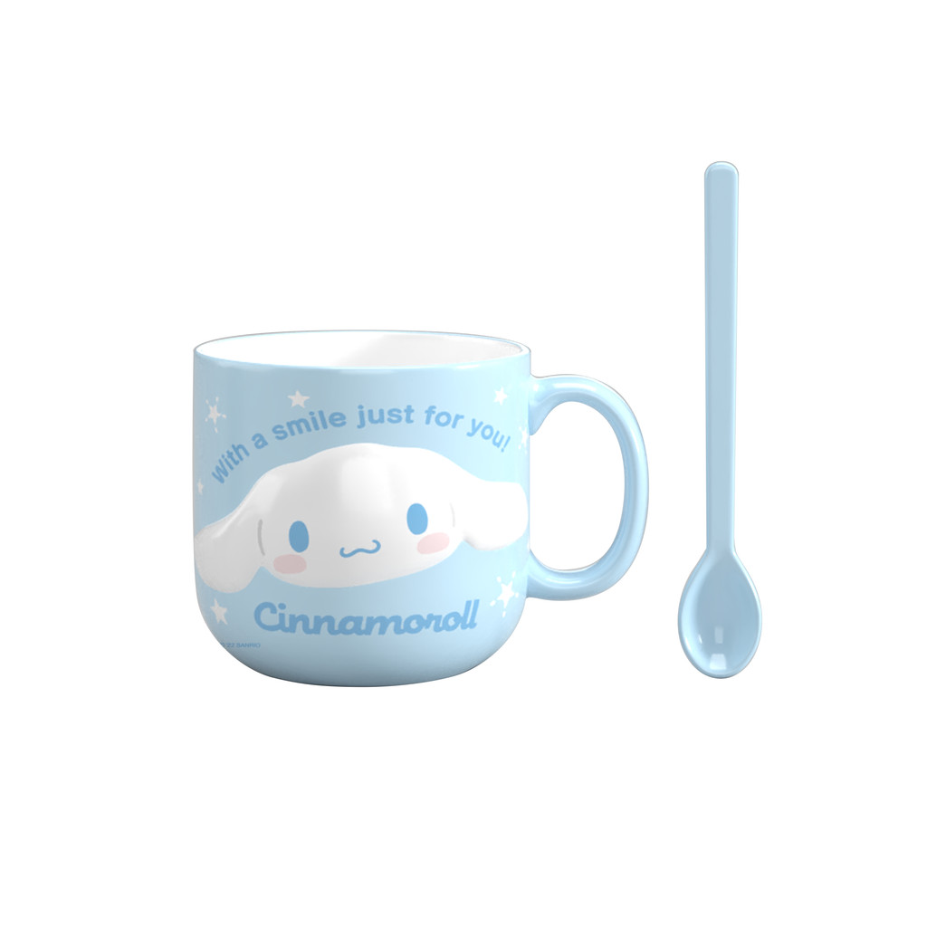 MINISO Sanrio characters Embossed Ceramic Cup with Spoon | Shopee ...