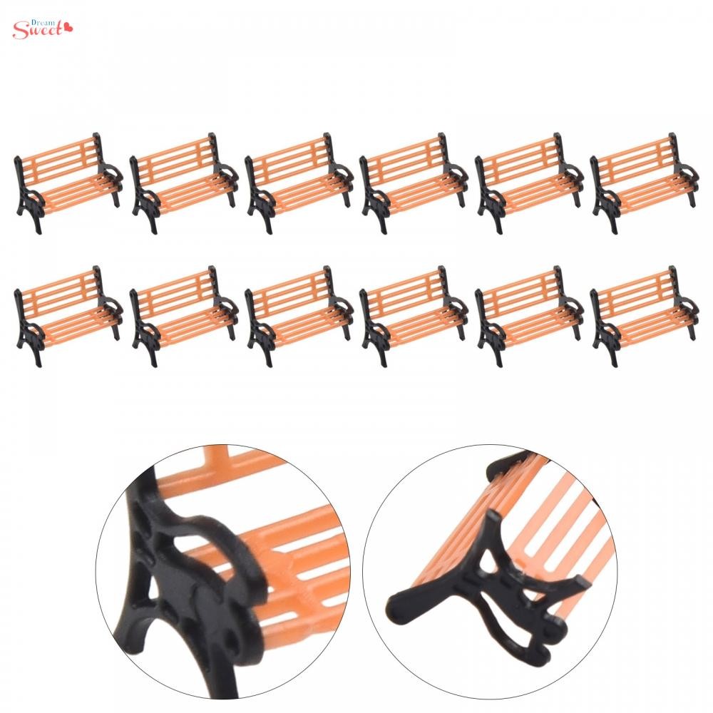 【SWTDRM】Model Train Bench Chair High Quality Model Park Bench Park ...