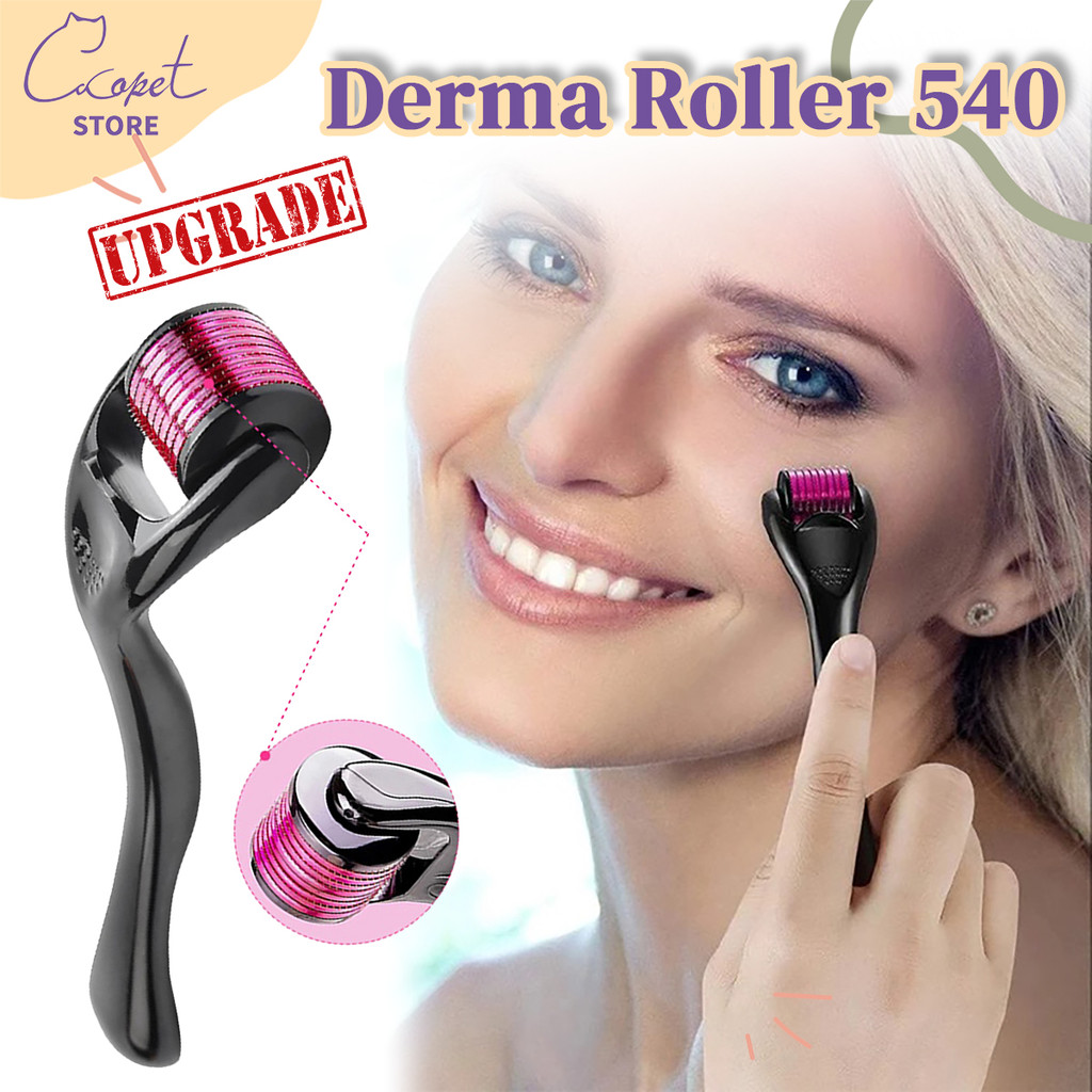 540 Derma Roller 0.2/0.25/0.5/1/1.5/2mm for Hair & Face Microneedle ...