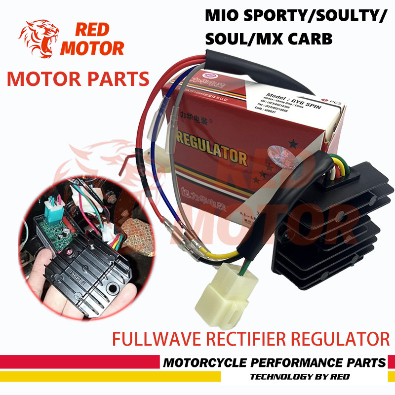 FULLWAVE RECTIFIER REGULATOR FOR MIO SPORTY/MIO SOULTY/MIO SOUL/MX CARB ...