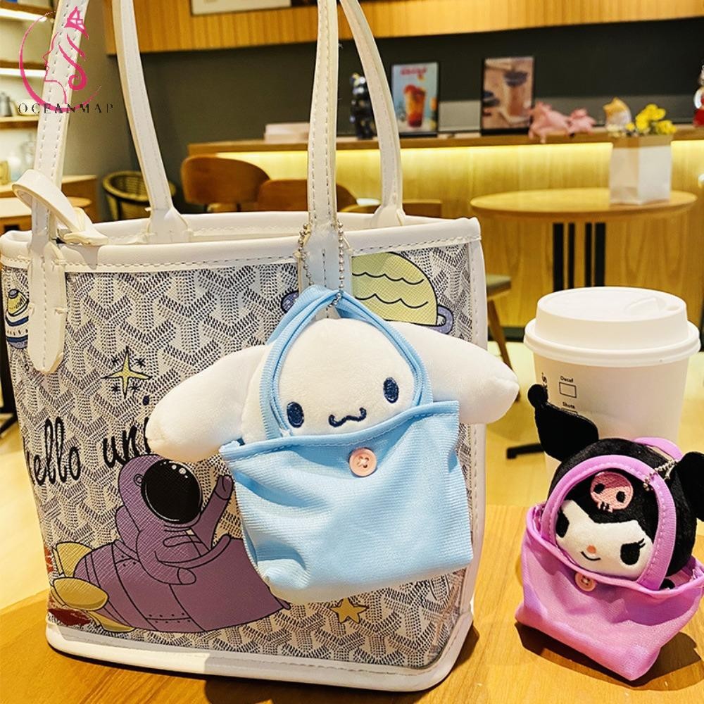 OCEANMAP Kuromi Coin Purse, Kawaii Plush Mini Key Bag, Lovely Key Bag ...