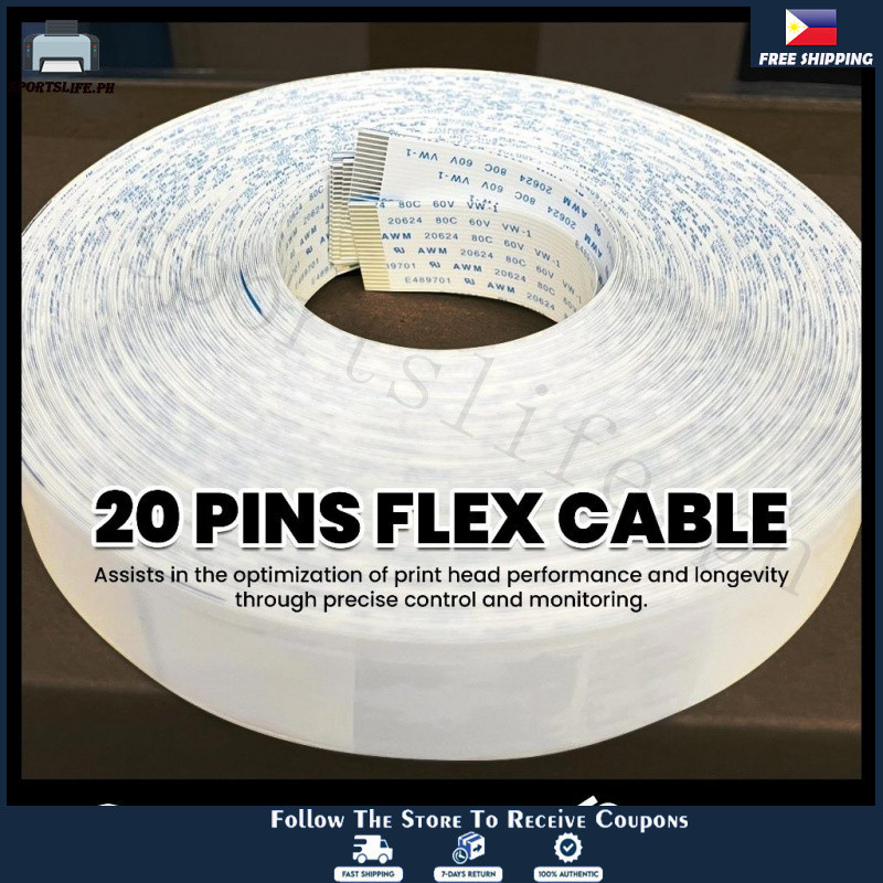 Long Flex Cable 20Pins 4m Universal Flex Flat Data Cable For Large ...