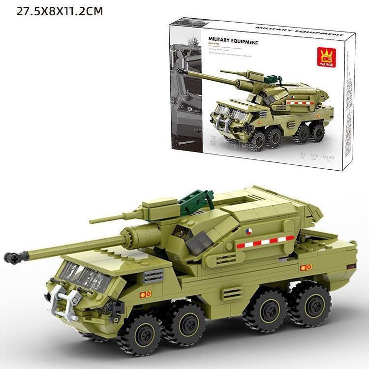 ((Limited Time Offer) Wange Building Blocks Tank Armored Vehicle Rocket ...