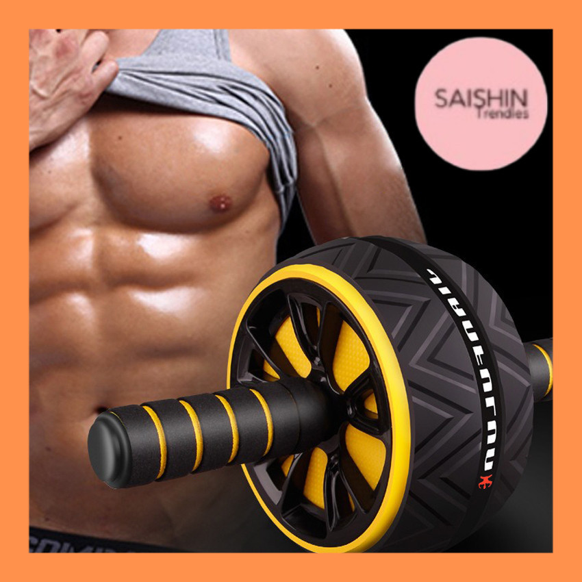 Saishin Abdominal Muscle Fitness Roller | Shopee Philippines