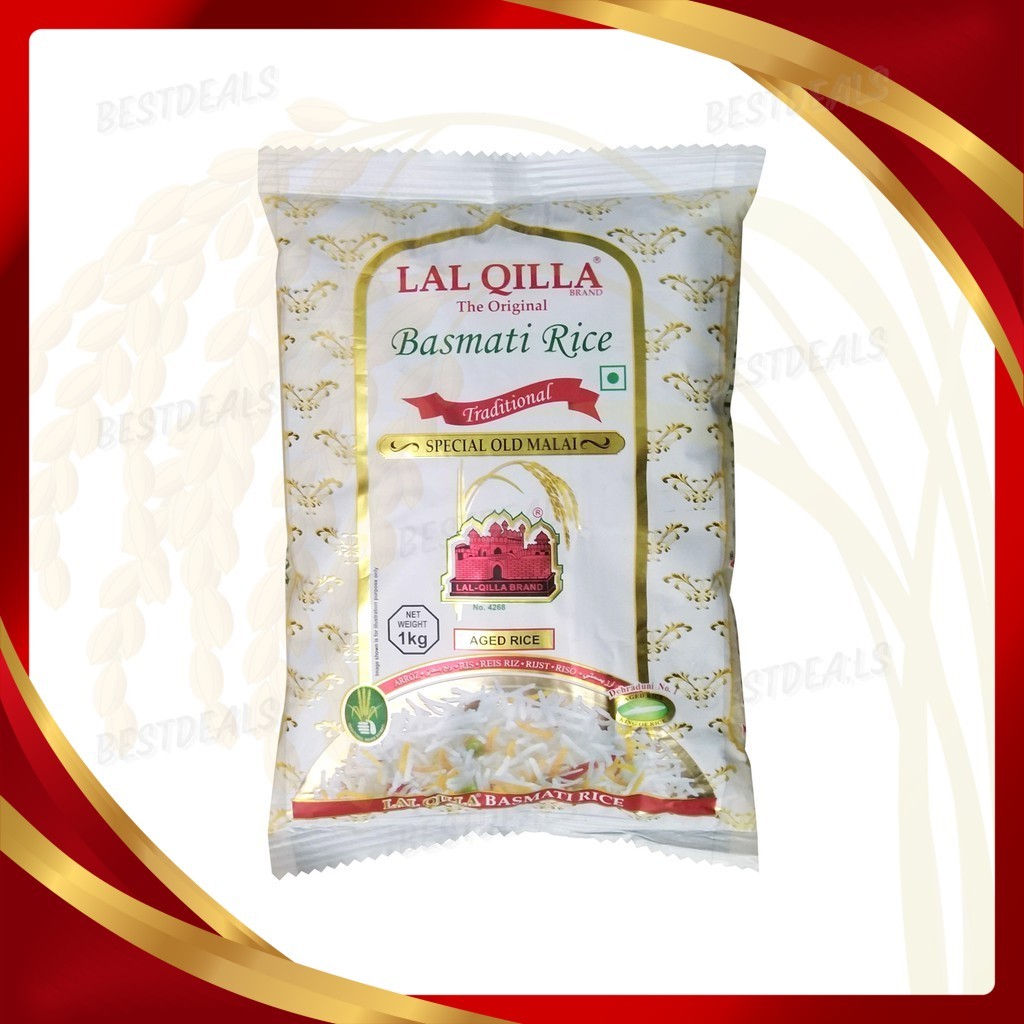 1kg Lal Qilla Traditional Special Old Malai Basmati Rice | Shopee ...
