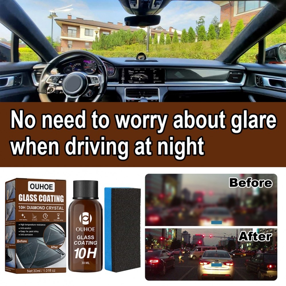Anti Pollution 30ml Diamond Ceramic Glass Coating for Car Surface Care ...