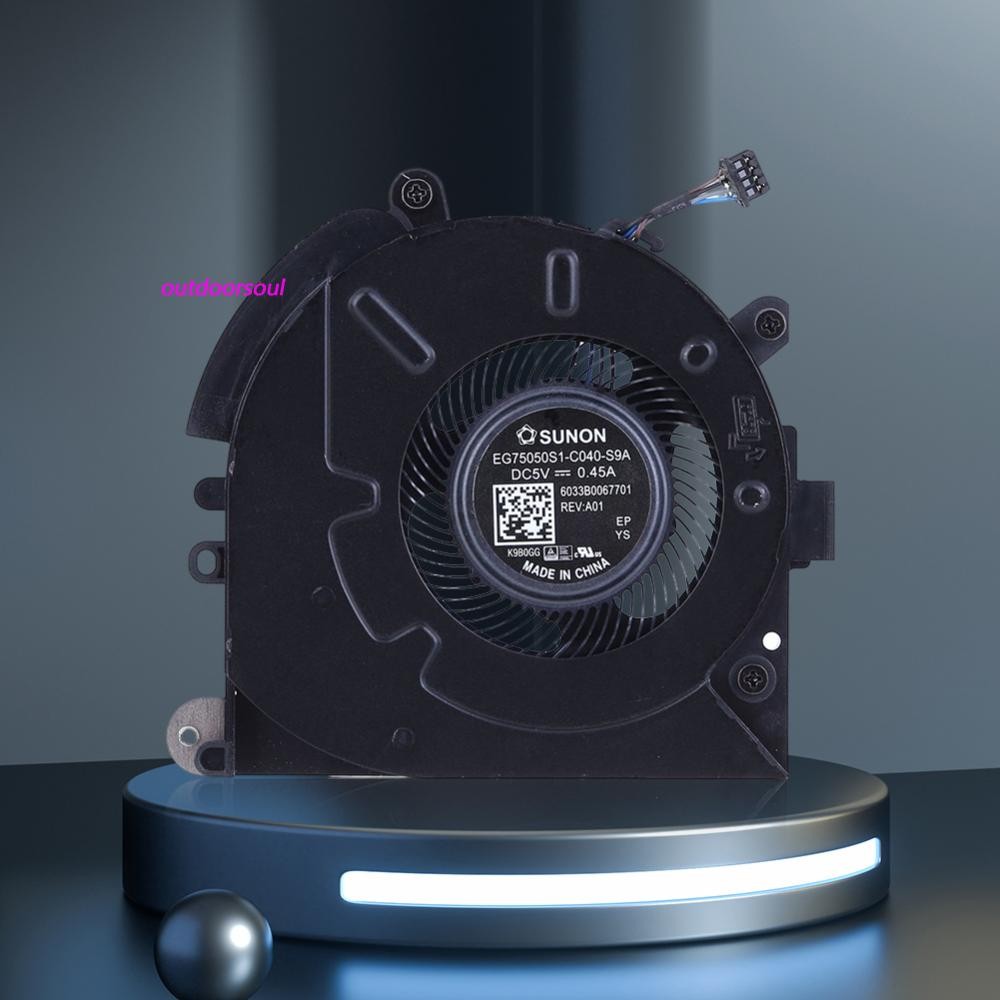 5# Laptop Cooler Fan Internal Components CPU Cooler for HP EliteBook ...