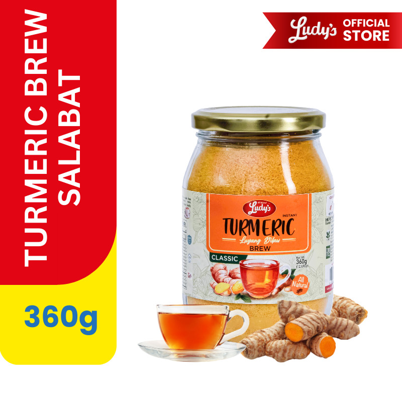 LUDY'S Salabat Turmeric Brew Instant 360g (Healthy Ginger Brew Tea ...