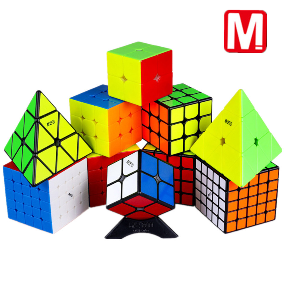 QiYi 2x2 3x3 4x4 5x5 Magnetic Cube Professional QiYi M Pro 2x2 3x3 4x4 ...