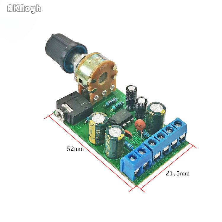 TDDA2822M Power Amplifier Board 2.0 Dual Channel Stereo 2 * 1.5W Mini ...
