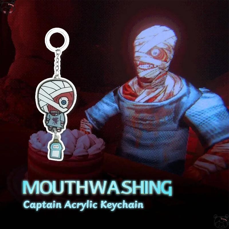 Mouthwashing Game Character Keychain Cartoon Backpack Pendant Backpack ...