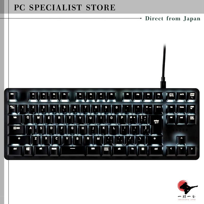 Razer BlackWidow Lite JP Mechanical Keyboard - Silent Orange Switch ...