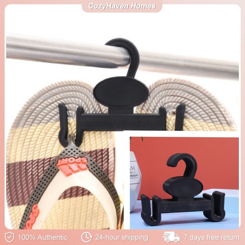 10pcs Durable Flip Flop Hanger Slipper Sandal Shoe Hook Portable Shoes ...