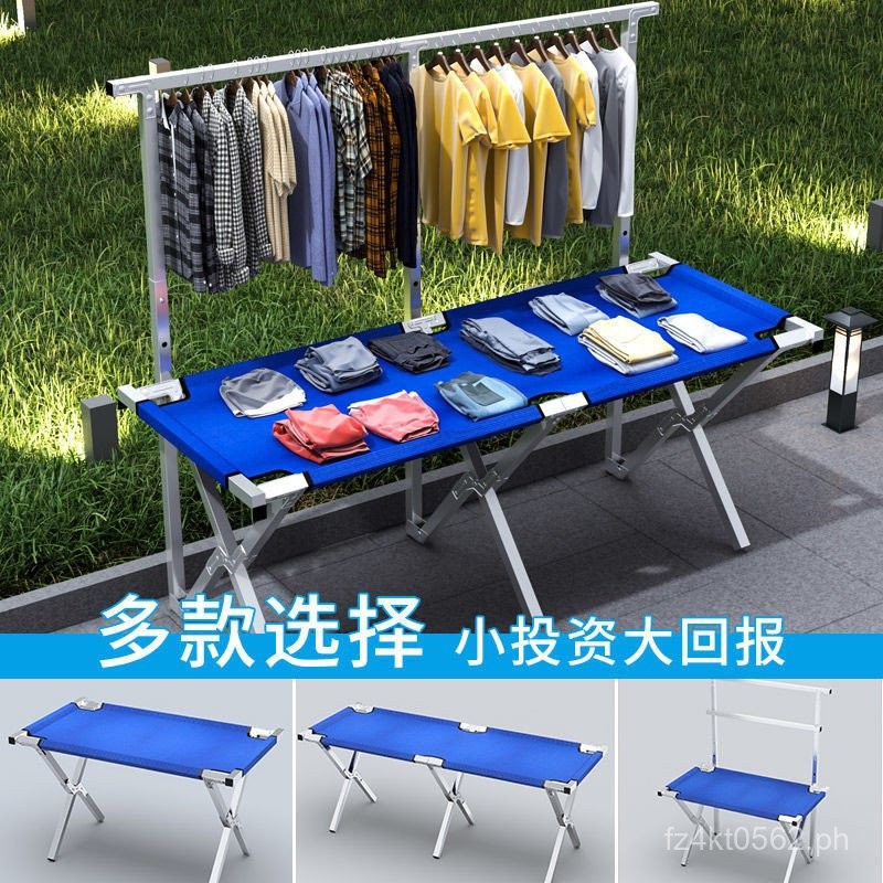 Portable Night Market Stall Display Table Rack Folding Table for Street ...