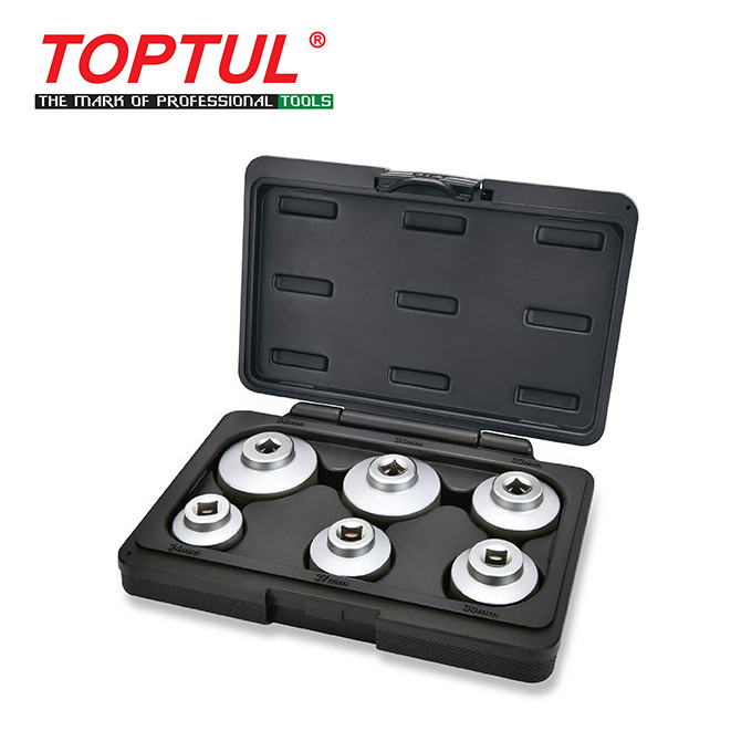 TOPTUL 6PCS Oil Filter Cap Socket Set JGAI0603 | Shopee Philippines