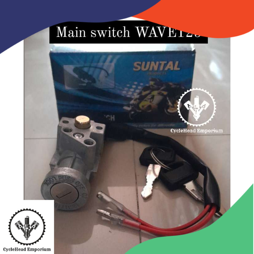 SUNTAL IGNITION SWITCH WAVE 125, WAVE 100R/BRAVO | Shopee Philippines