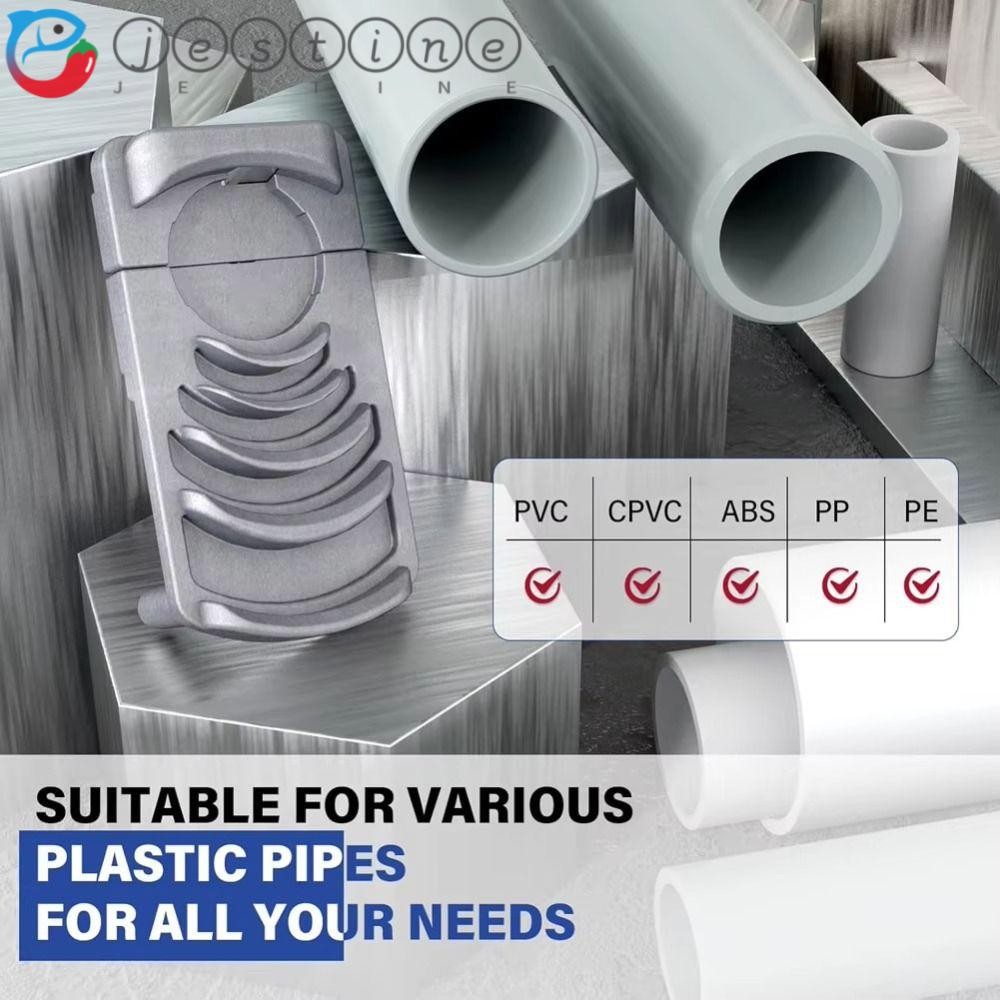 JESTINE PVC Pipe Deburring Tool, Professional Six Pipe Sizes PVC ...