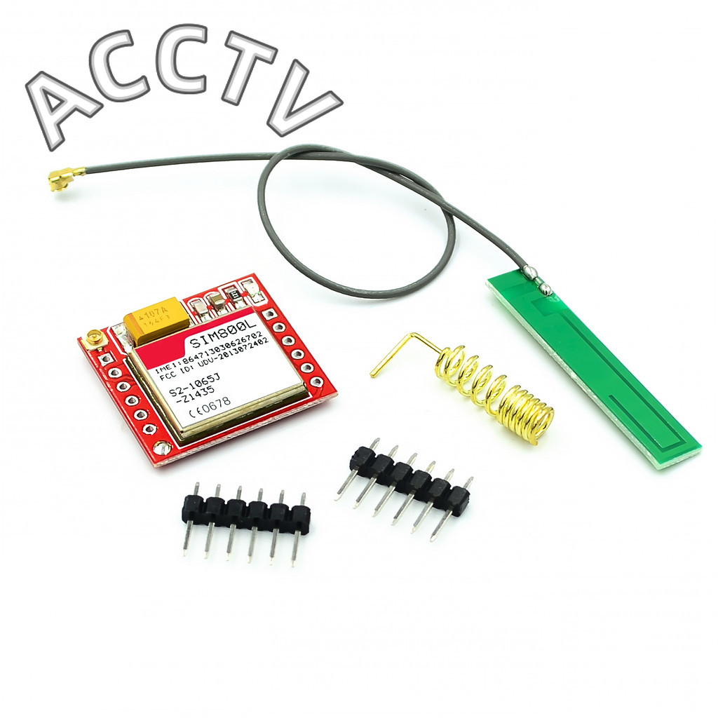 Smallest SIM800L GPRS GSM Module MicroSIM Card Core BOard Quad-band TTL ...