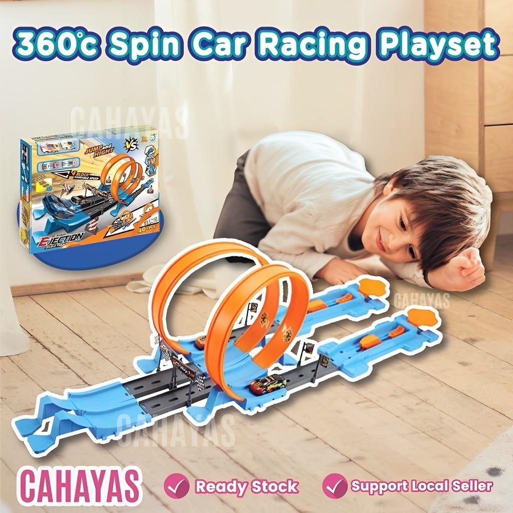 LEAGUE HOT WHEELS 40 PCS OBITAL CATAPULT METAL RACE CAR INCLUDING ...