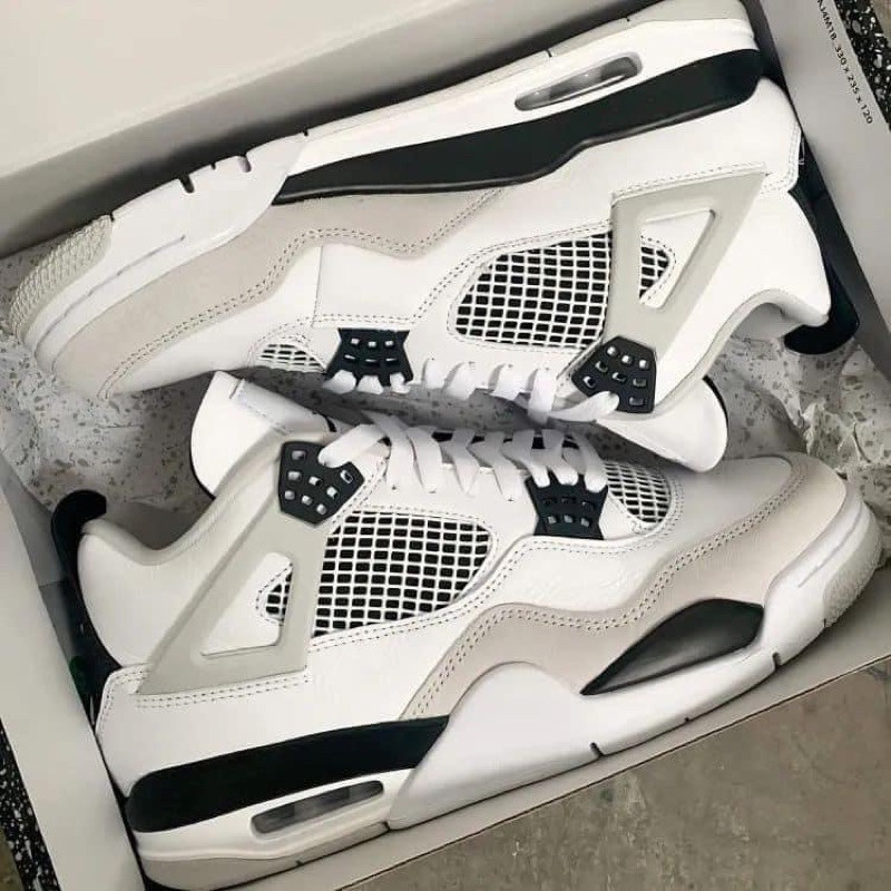 Jordan 4 Military Black Quality Shoes | Shopee Philippines