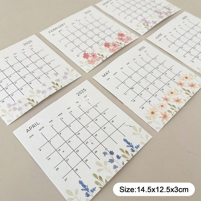 { flyflower.ph } Plantable Seed Calendar 2025, Modern Greenery Calendar ...