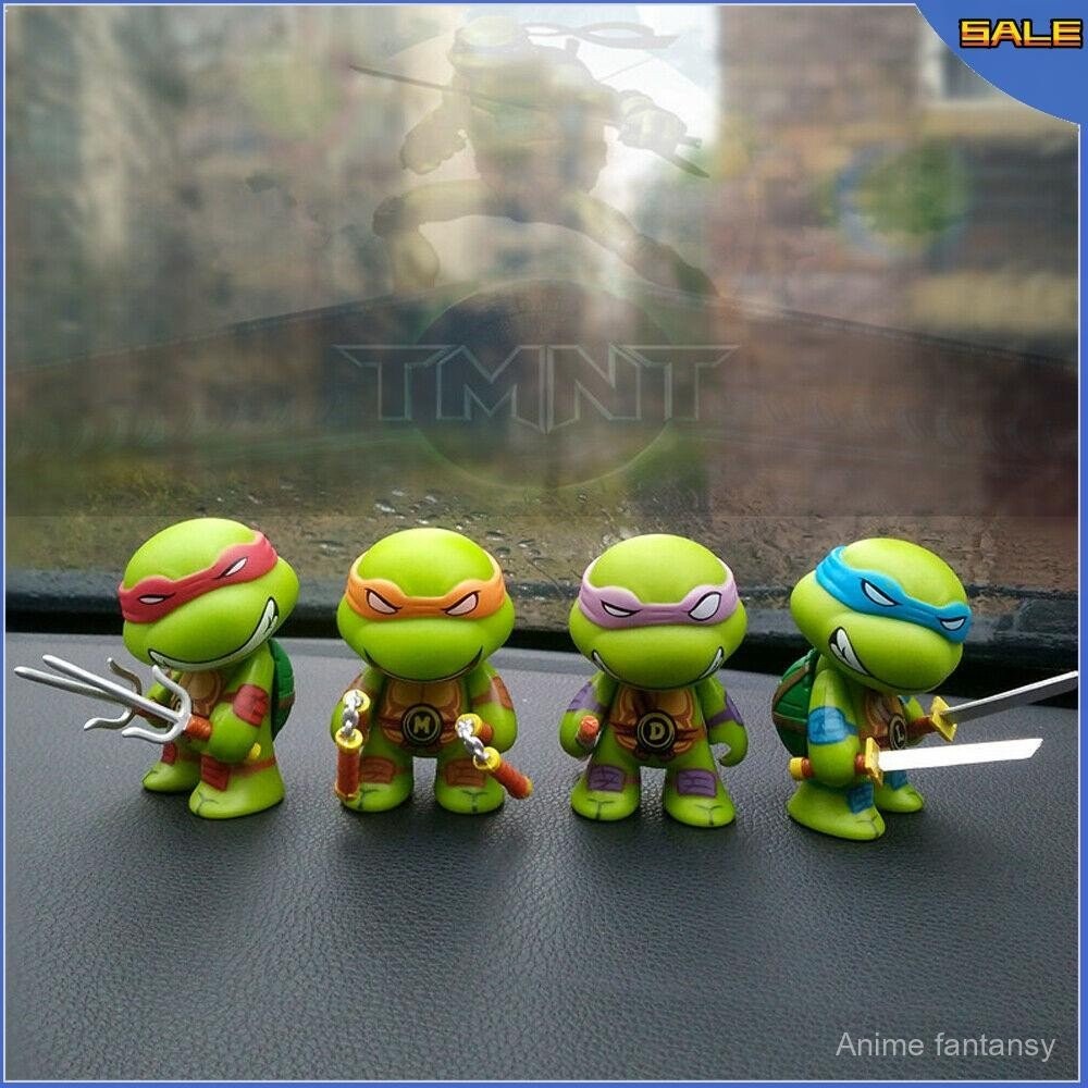 4pcs Ninjaed God Teenage Mutant Ninja Turtles TMNT Action Figure PVC ...