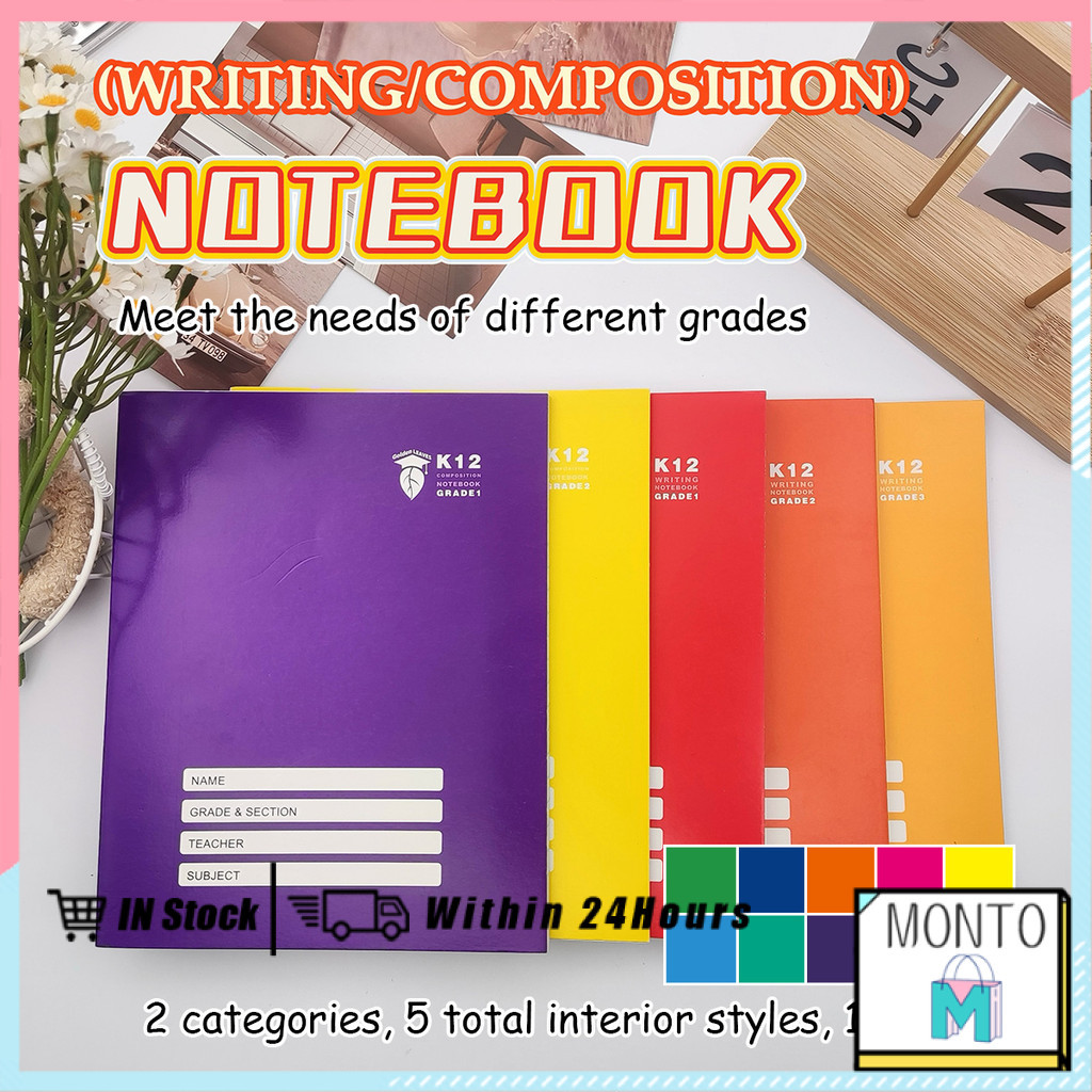 10pcs K12 Composition writing Notepad For elementary Grade 1-3 ...