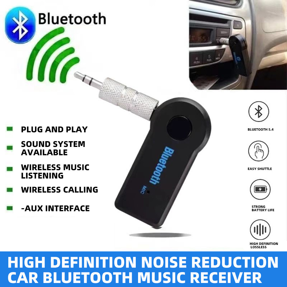 New Car Bluetooth Adapter Receiver Transmitter Aux USB Car Modulator 5. ...