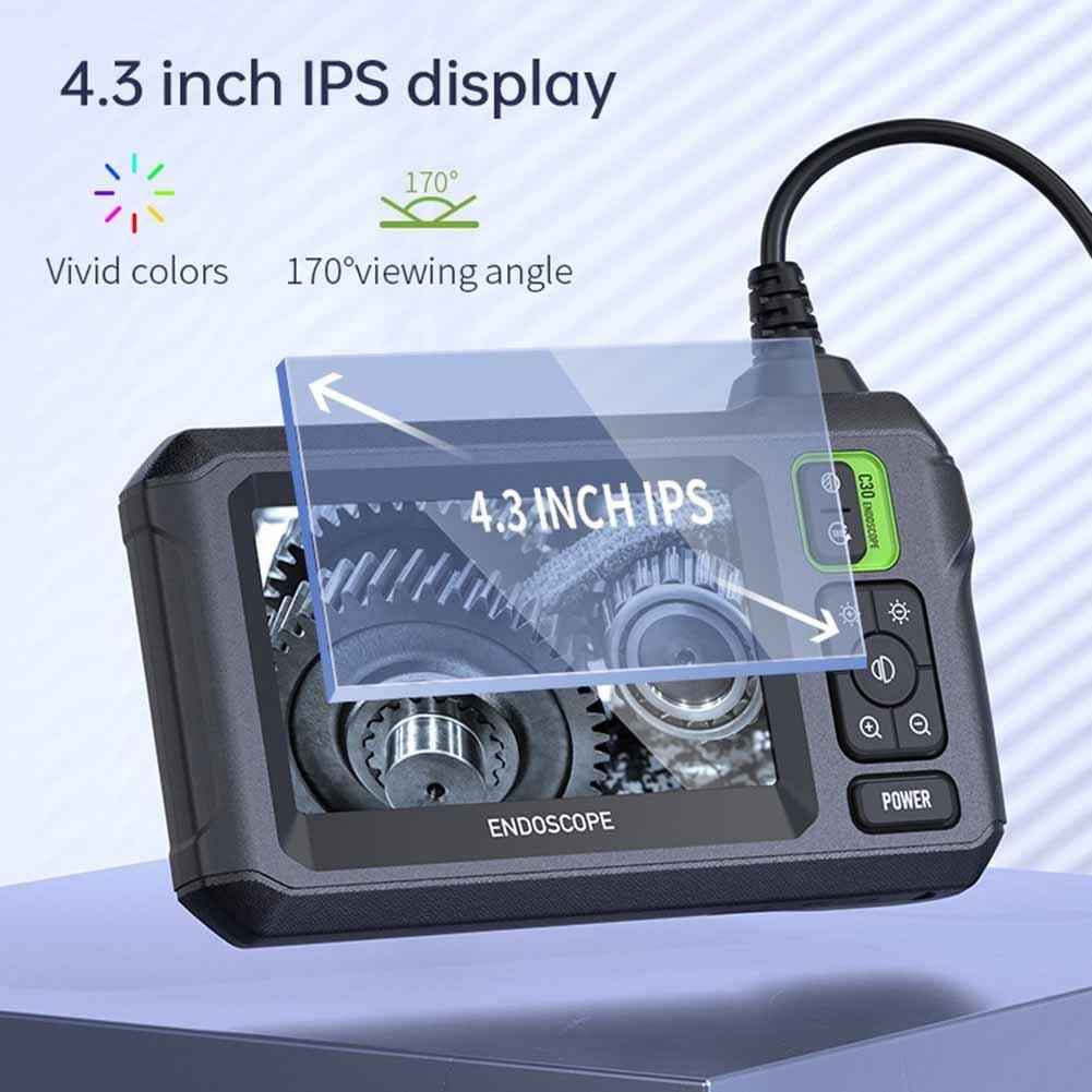 High Definition IP67 Waterproof Pipe Inspection Camera with IPS Screen ...