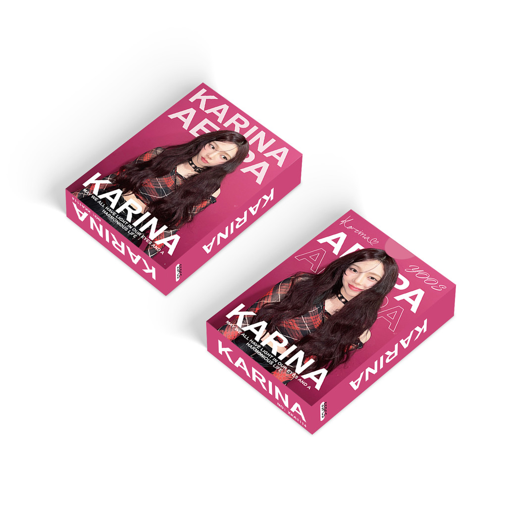 55pcs KARINA SOLO Lomo Cards 2024 season's greetings Drama 3rd MINI ...