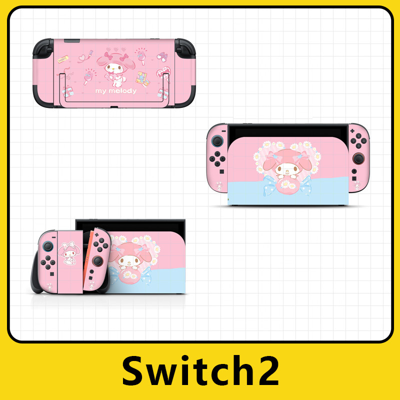 DIY Sticker For NS Switch2 2025 case Melody waterproof scratch Joycon ...