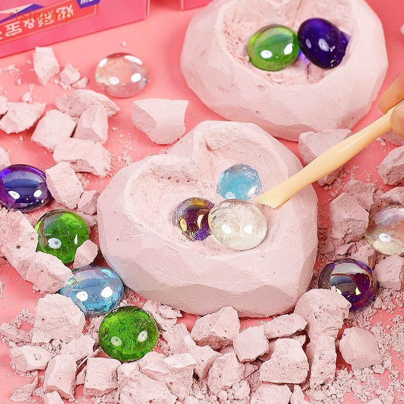 [risingmp] Archaeological Excavation Gypsum Blind Box Toy DIY Love ...