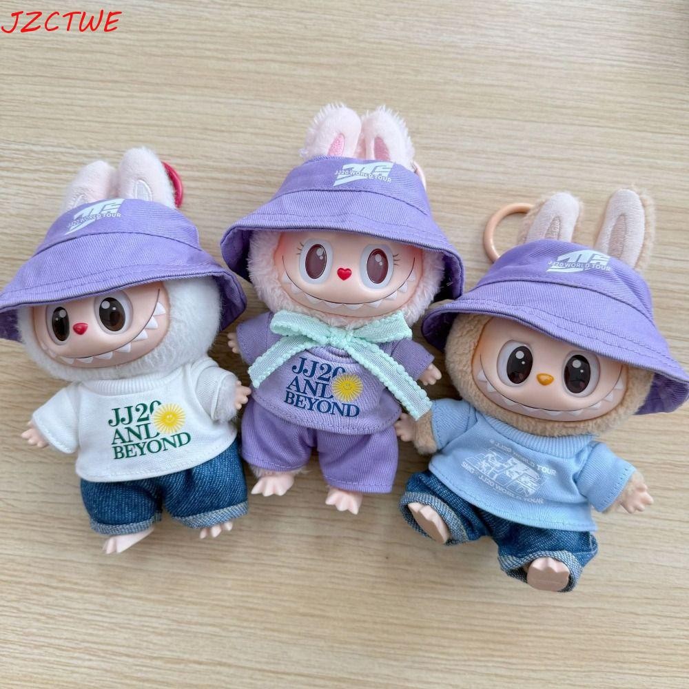 JZCTWE 1 Set Labubu Doll's Cloth, Street style Handmade Sitting Labubu ...
