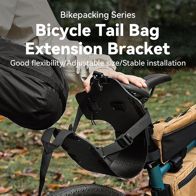Qunature Bike Tail Bag Bracket Adjustable Rear Rack Lightweight Stand ...