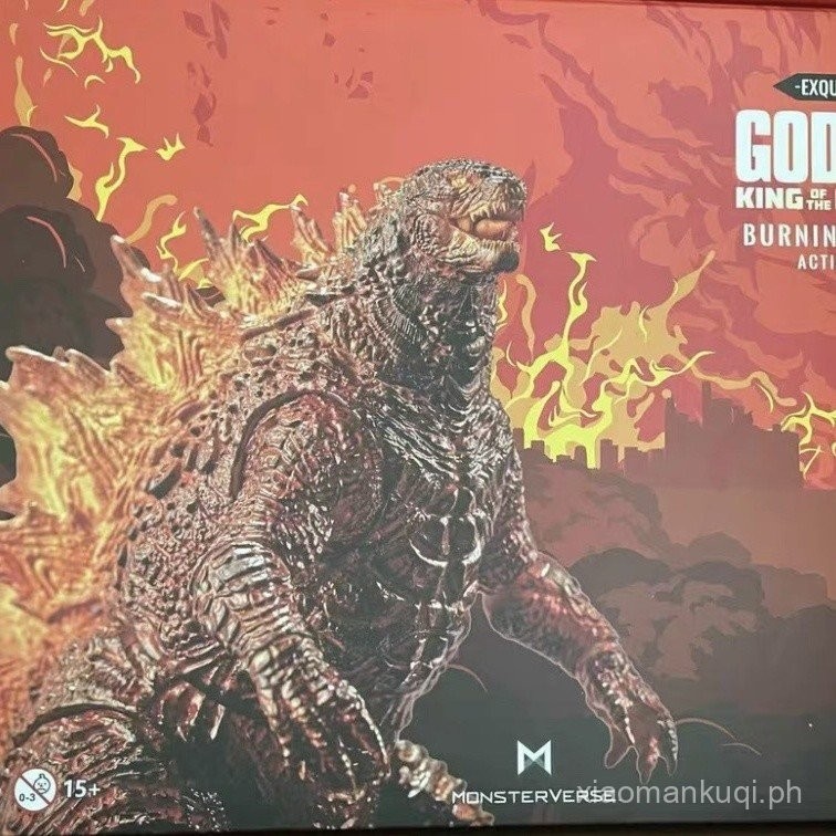 HIYA Red Lotus Godzilla 1/12 Anime Movable Monster King Figure 3 Years ...