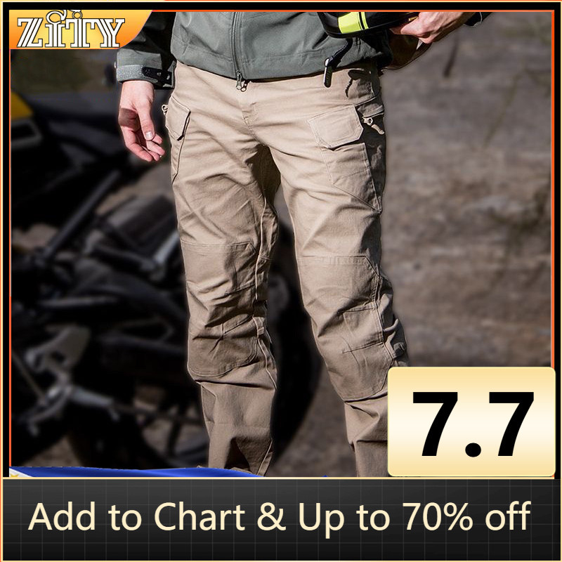 ZITY 24 hours delivery Ready Stock Fast-drying Pants Waterproof Pants Outdoor Work Pants Men's ...