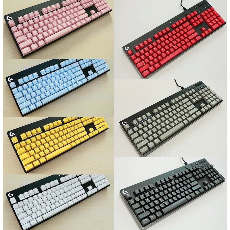 1 Full Set PBT Backlit Keycaps For Logitech Keyboard G610 G PRO X G512C ...