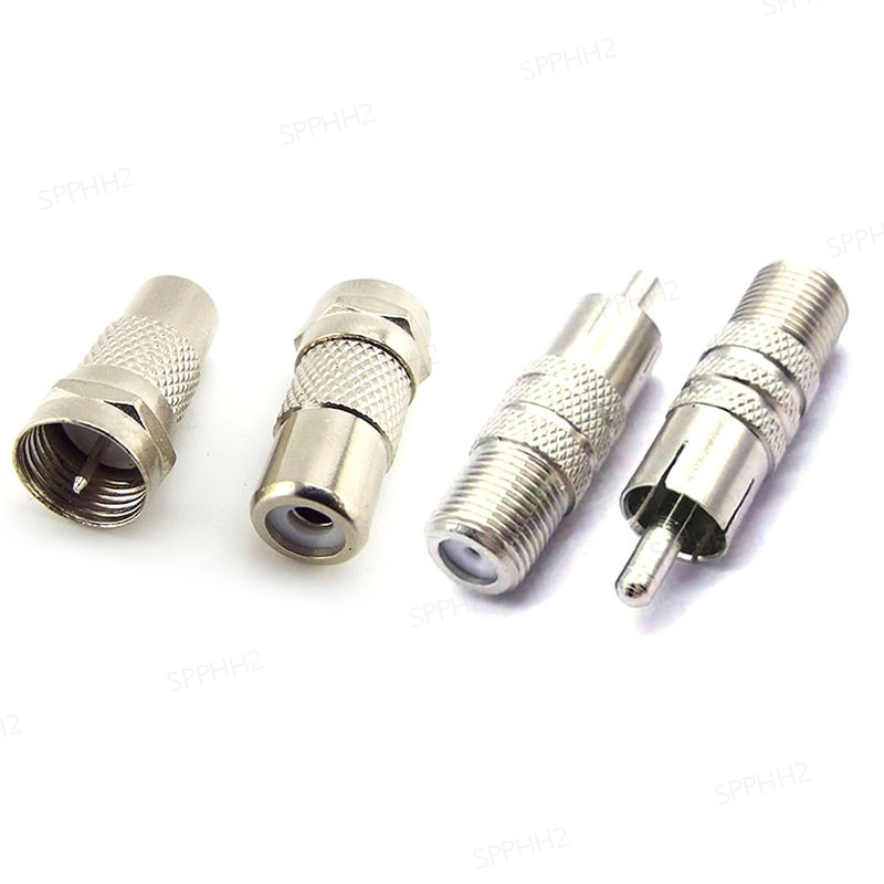 2/5/10pcs F Male female RF TV Plug to RCA male Female Jack Coaxial Coax ...