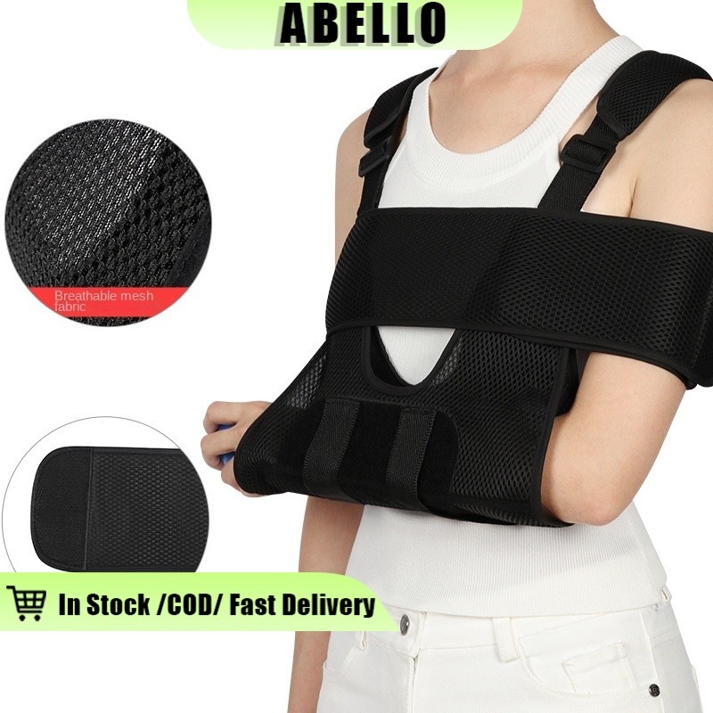 Breathable Mesh Shoulder Arm Sling Elbow Brace Medical Support ...