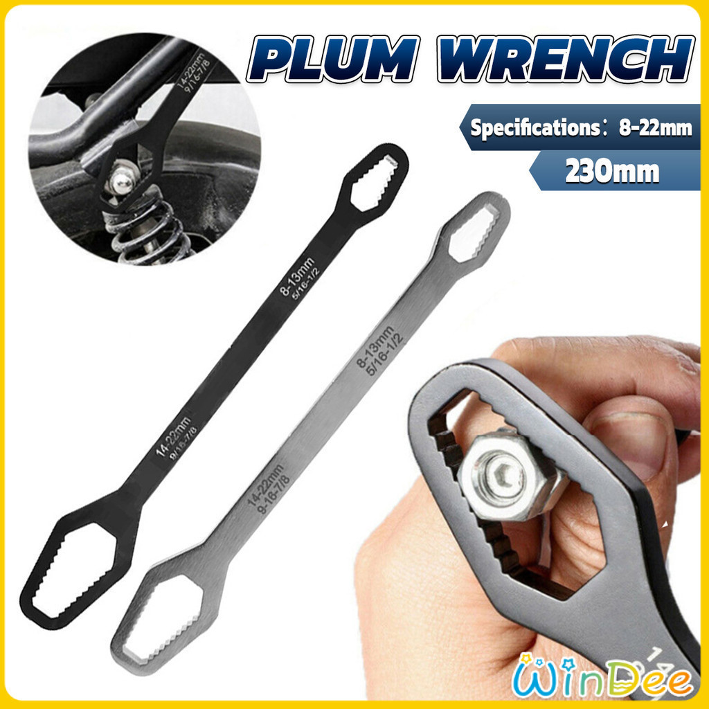 Universal Torx Wrench Adjustable Ratchet Spanner Double Head Screws Key ...