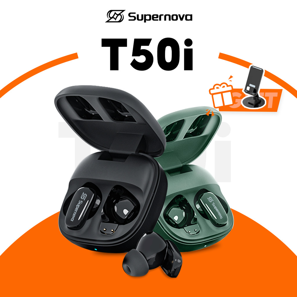 Supernova T50i True Wireless ANC TWS Bluetooth Earphone Mini Earbuds ...