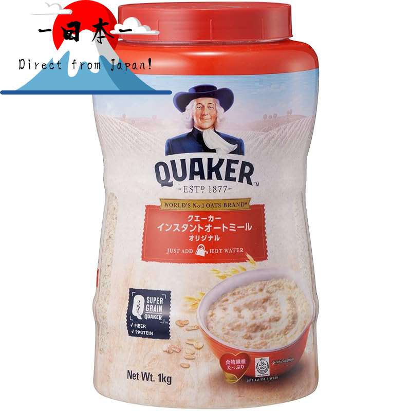 [Direct from Japan] QUAKER Instant and Old-Fashioned Oatmeal Varieties ...