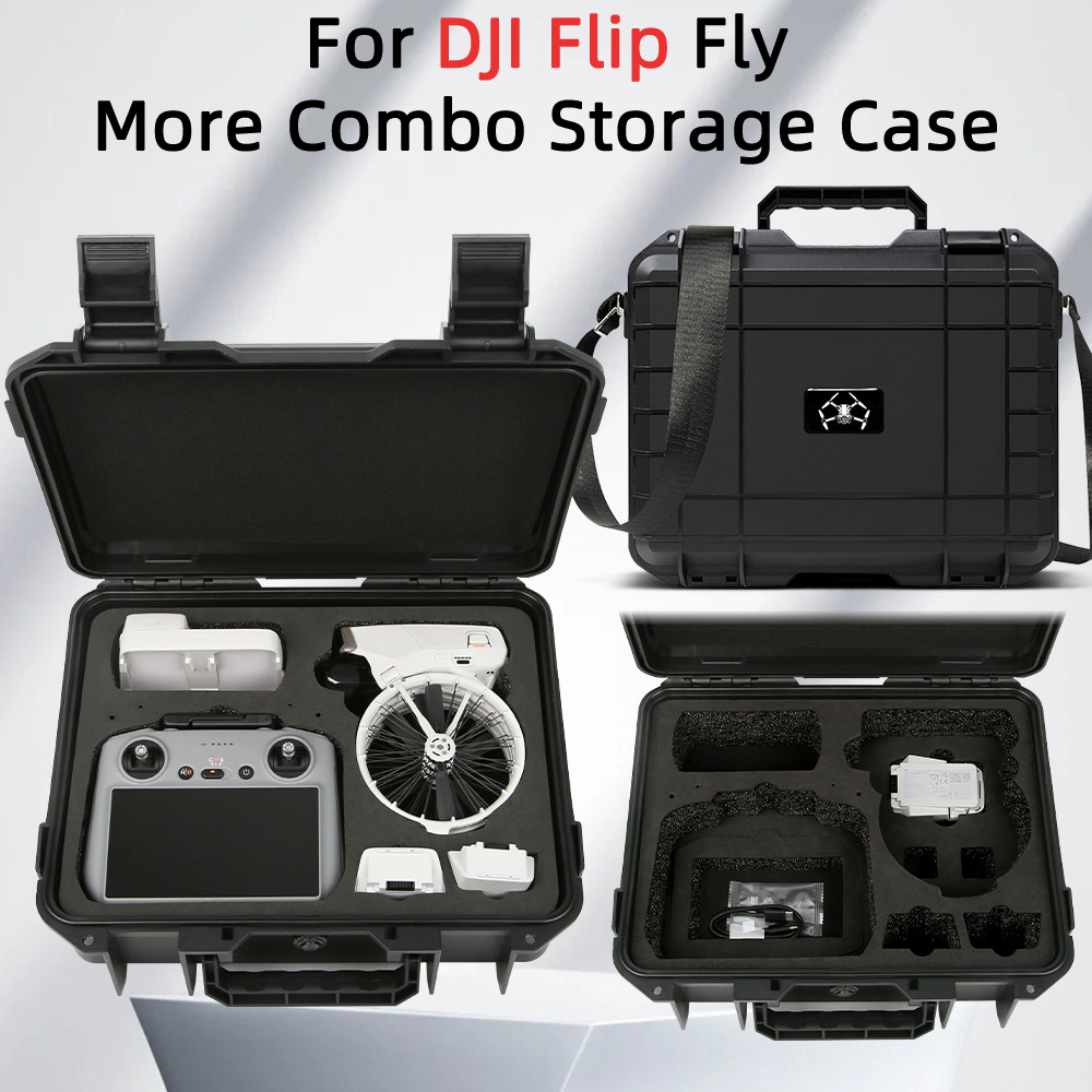 （No drones）Hard Explosion-proof Box For DJI Flip Fly More Combo Storage Case Travel Portable ...
