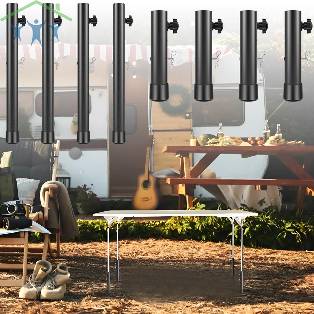 4Pcs Folding Table Leg Extenders Heavy Duty Steel Folding Table Leg ...