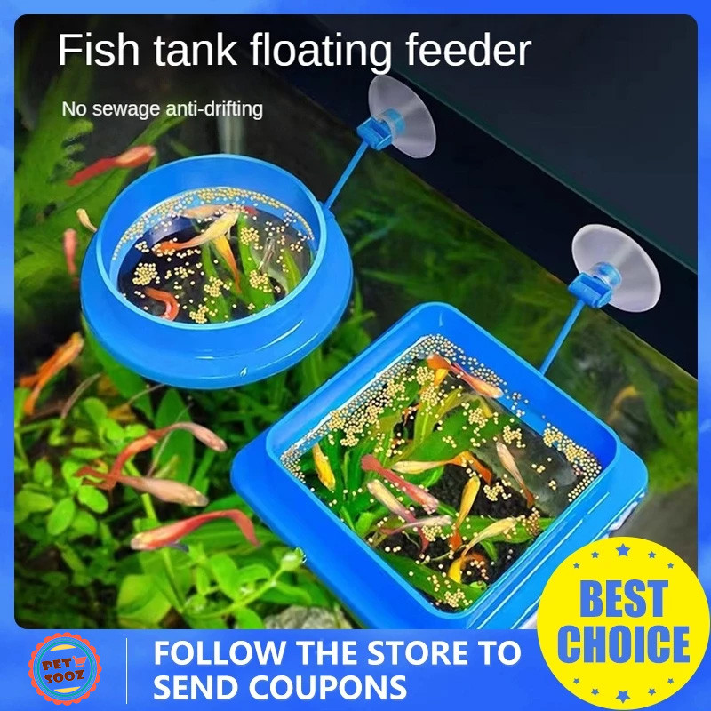 Aquarium Feeding Ring Fish Tank Floating Food Feeder Buoyancy Ring Pool ...
