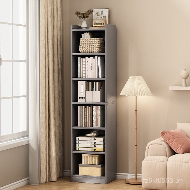Storage Rack Bookshelf Organizer Small Bookcase Narrow Gap Corner Shelf ...